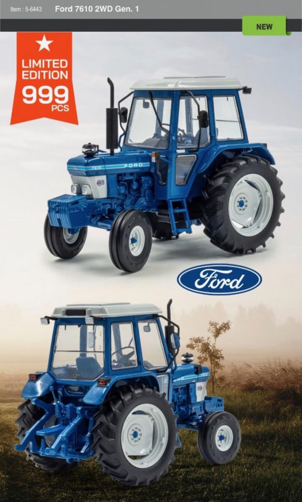 Ford 7610 Gen.1 2wd Limited Edition - UH 6443 - WesterhoffMiniaturen
